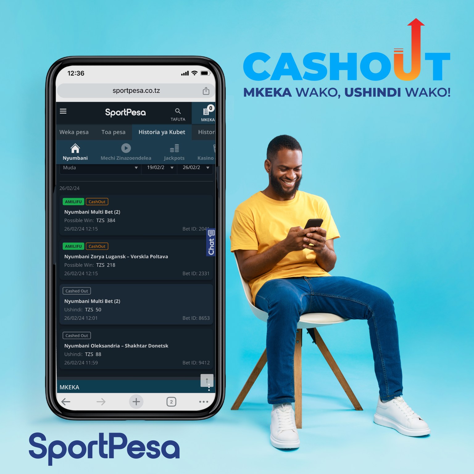 All About Cashout with SportPesa.