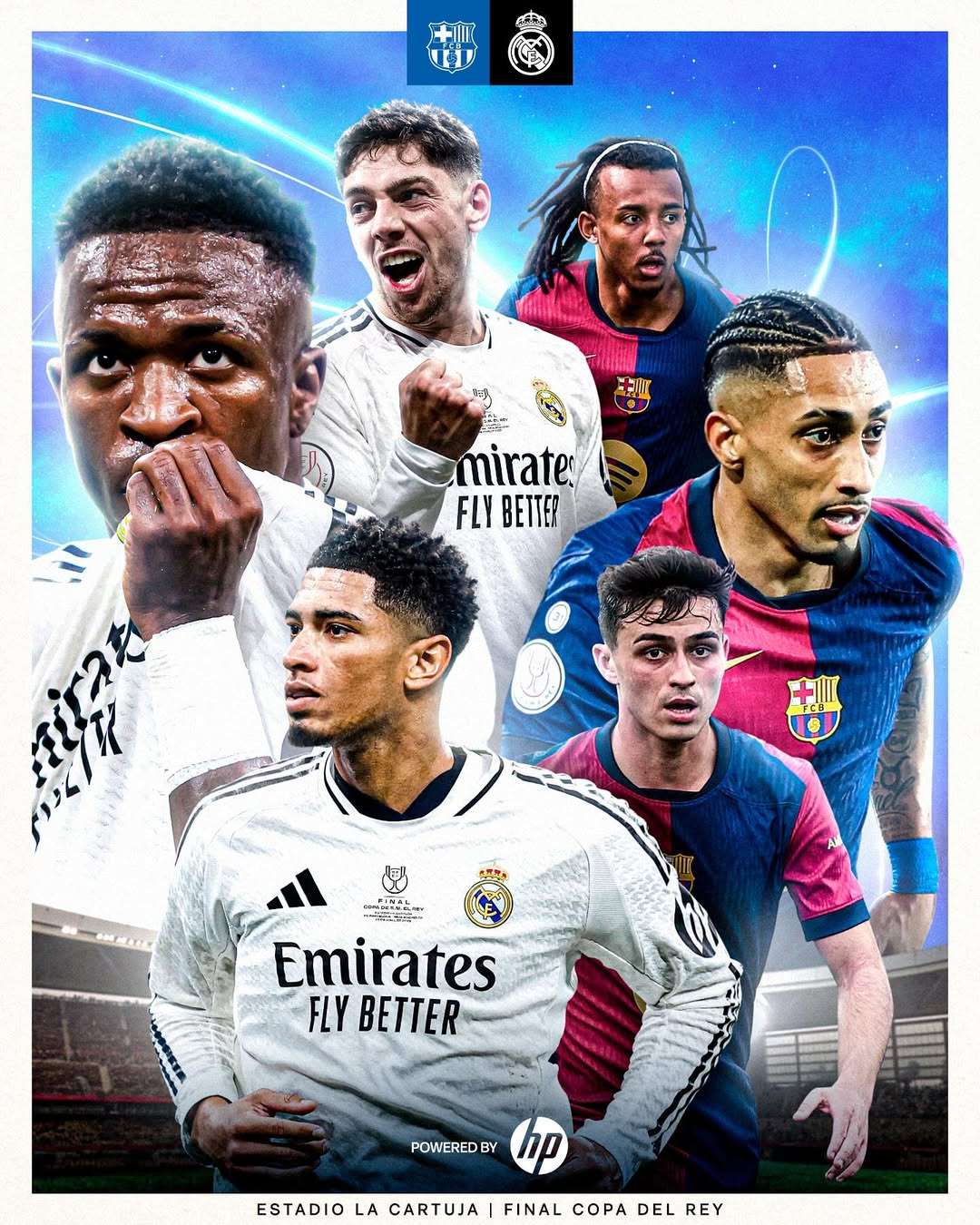 BARCELONA Vs REAL MADRID FAINALI COPA DEL REY 2025, HIVI HAPA VIKOSI