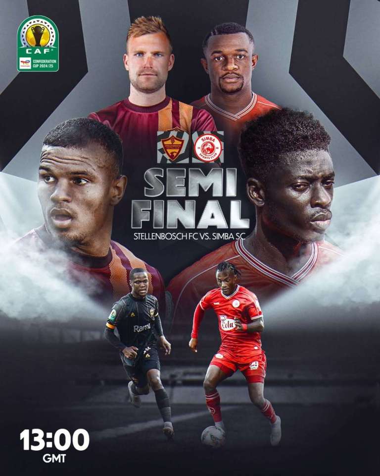 STELLENBOSCH FC VS SIMBA SC ‘LIVE’ SAA 10:00 VIKOSI, UCHAMBUZI LEO ...