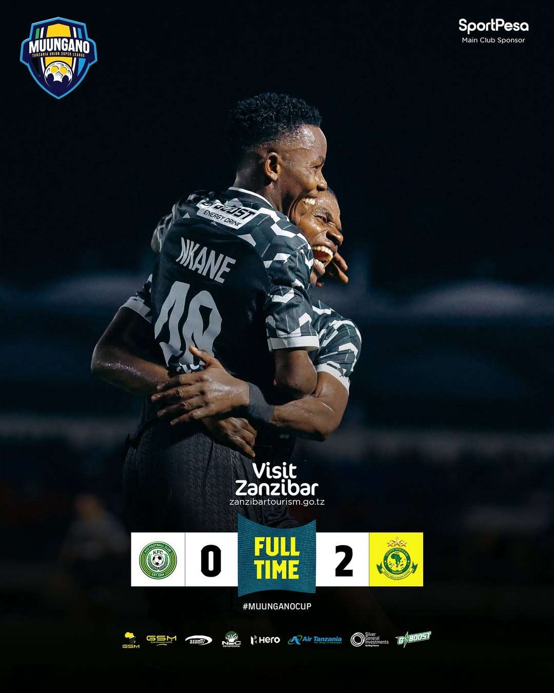 YANGA SC YATINGA NUSU FAINALI MUUNGANO CUP 2025, YAICHAPA KVZ 2-0