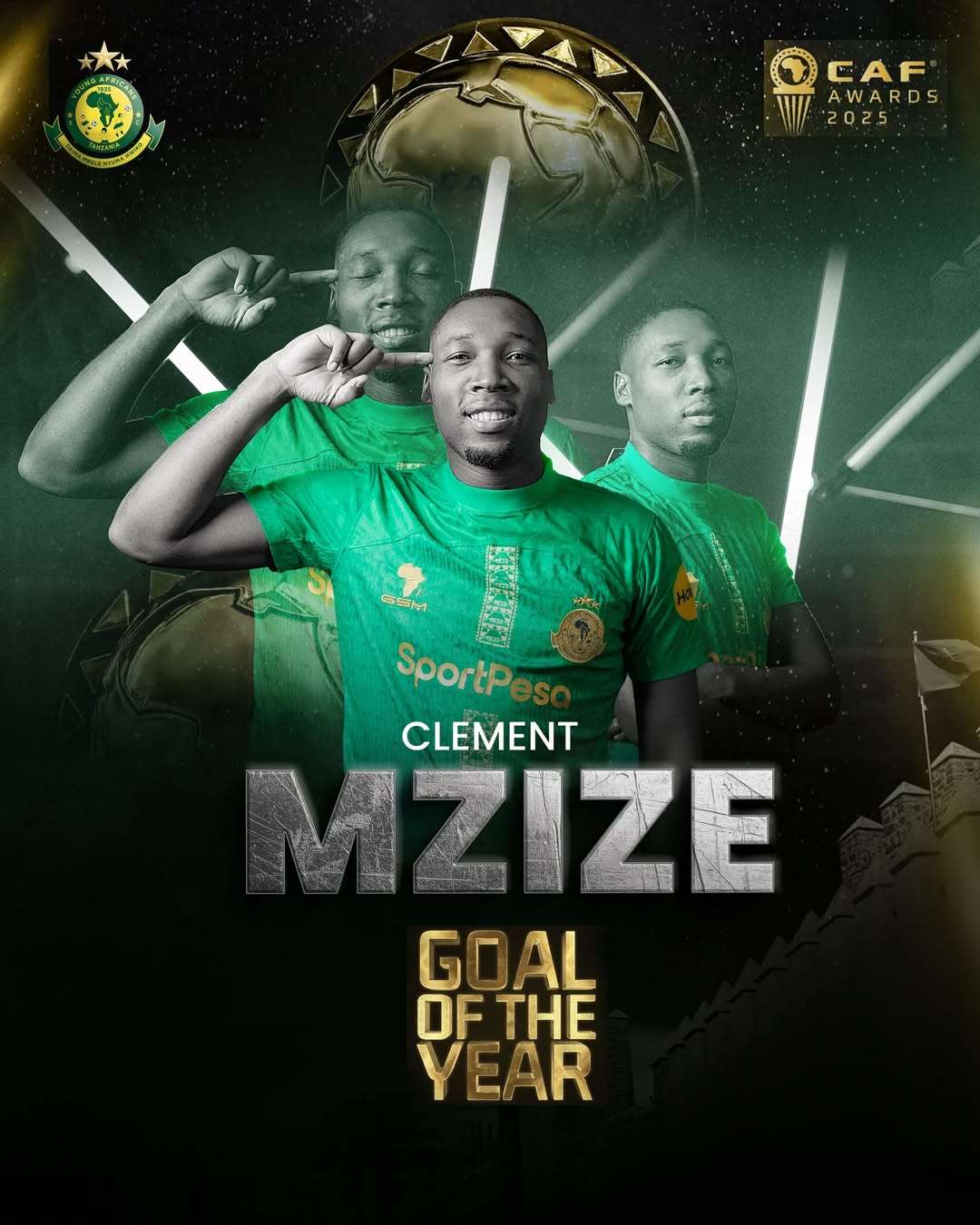 Angalia Clement Mzize alivyoshinda goli bora la mwaka CAF 2025 ...